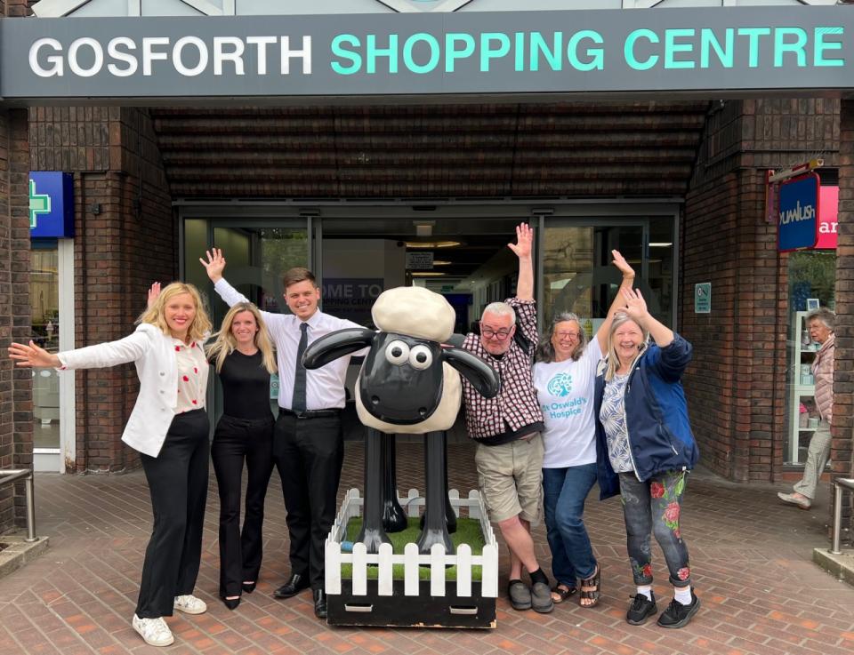A warm Welcome for Shaun the Sheep! - Gosforth Central Shopping Centre